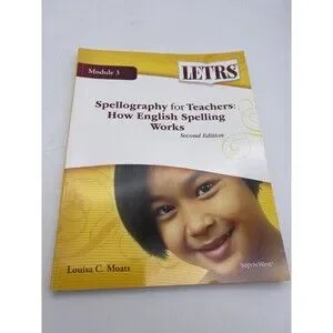 Other | Letrs Module 3 Spellography For Teachers 2nd Ed Moats Workbook ...